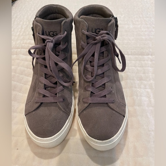 UGG | Shoes | Ugg Olli Grey High Top Sneaker Size 85 | Poshmark
